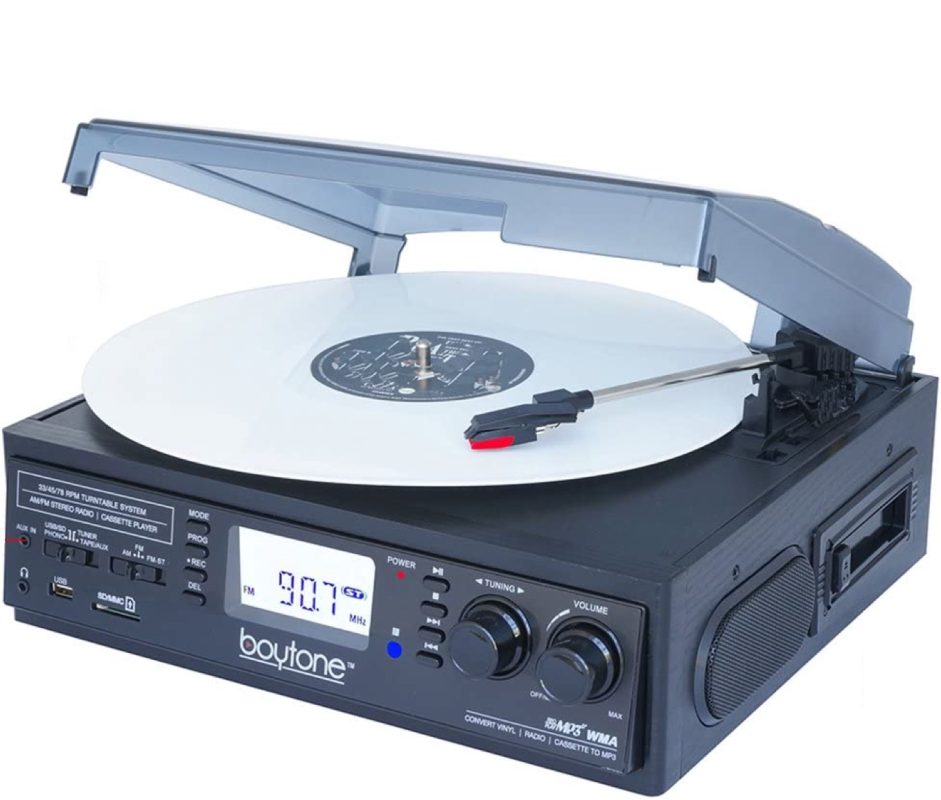 BT-22MS 9-in-1 Wireless Connection Turntable System |Boytone