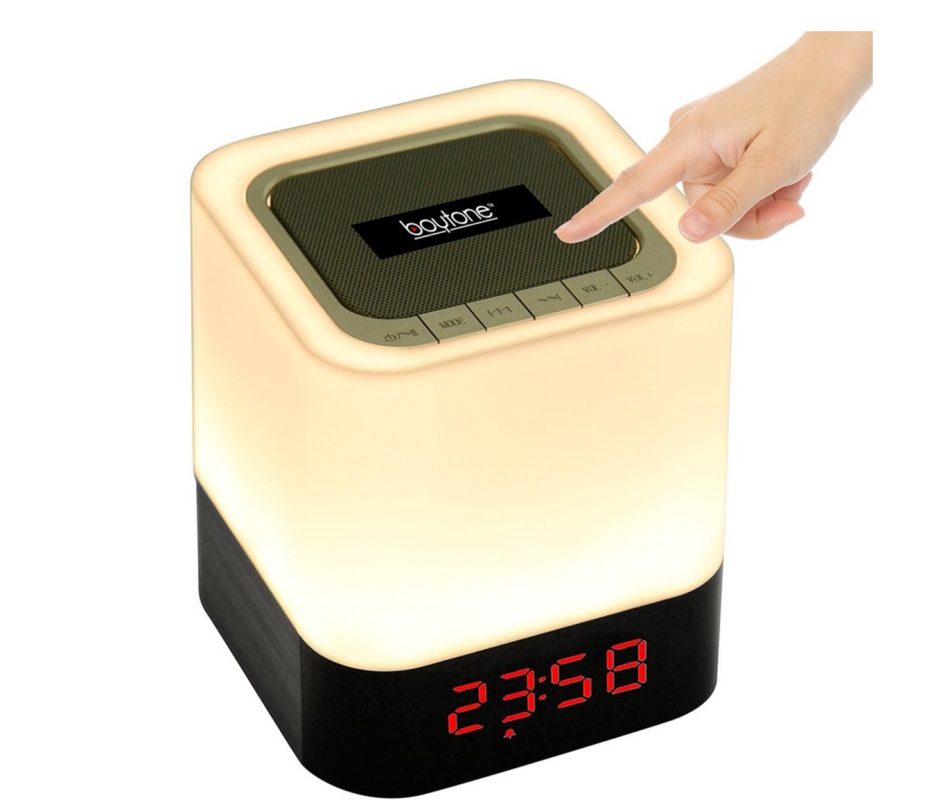 Portable Wireless Clock Radio & Wireless Speaker | Boytone