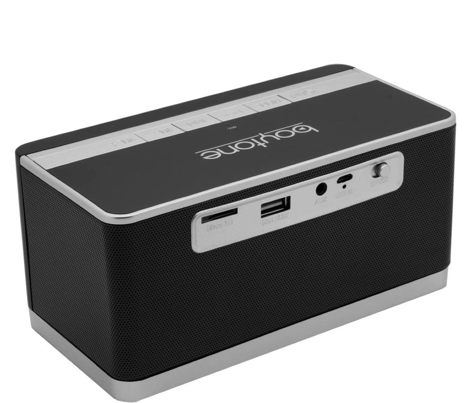 BT-86C Portable Clock Radio & Wireless Speaker | Boytone