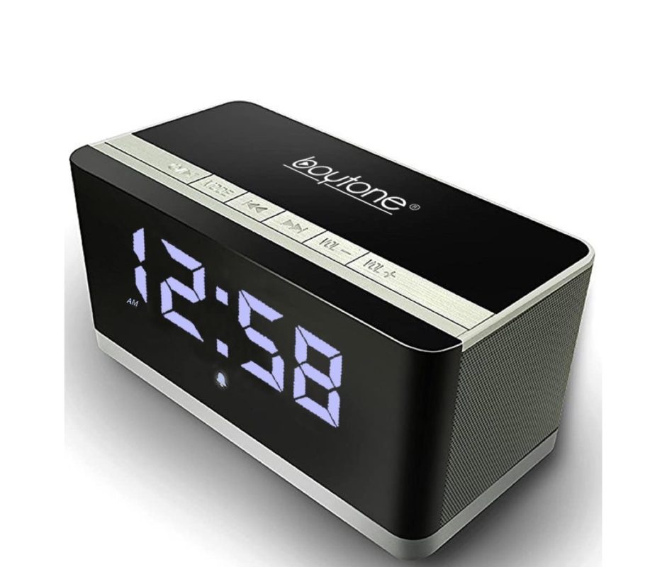 BT-86C Portable Clock Radio & Wireless Speaker | Boytone