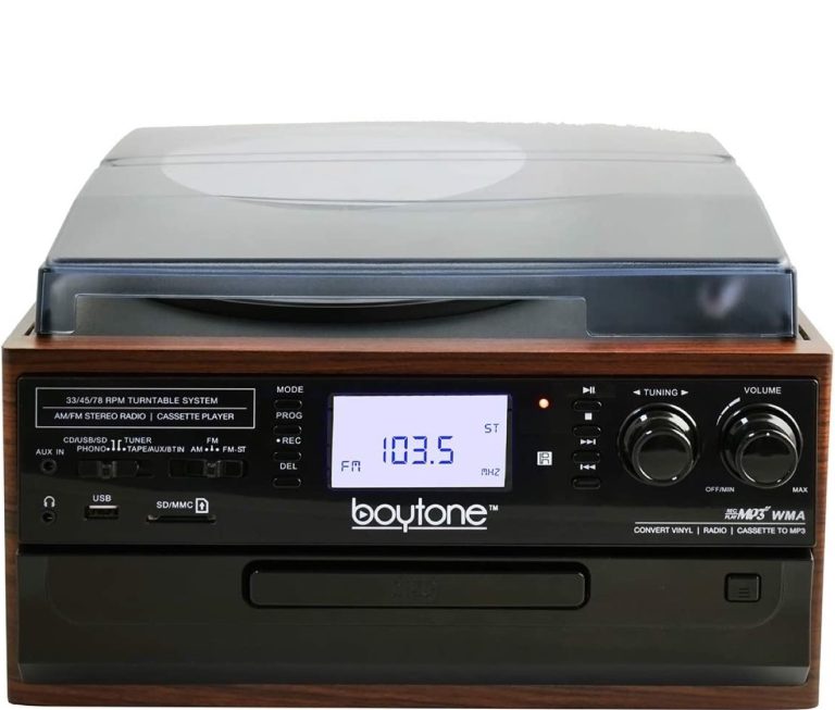 BT-22M 9-in-1 Wireless Connection Turntable System | Boytone