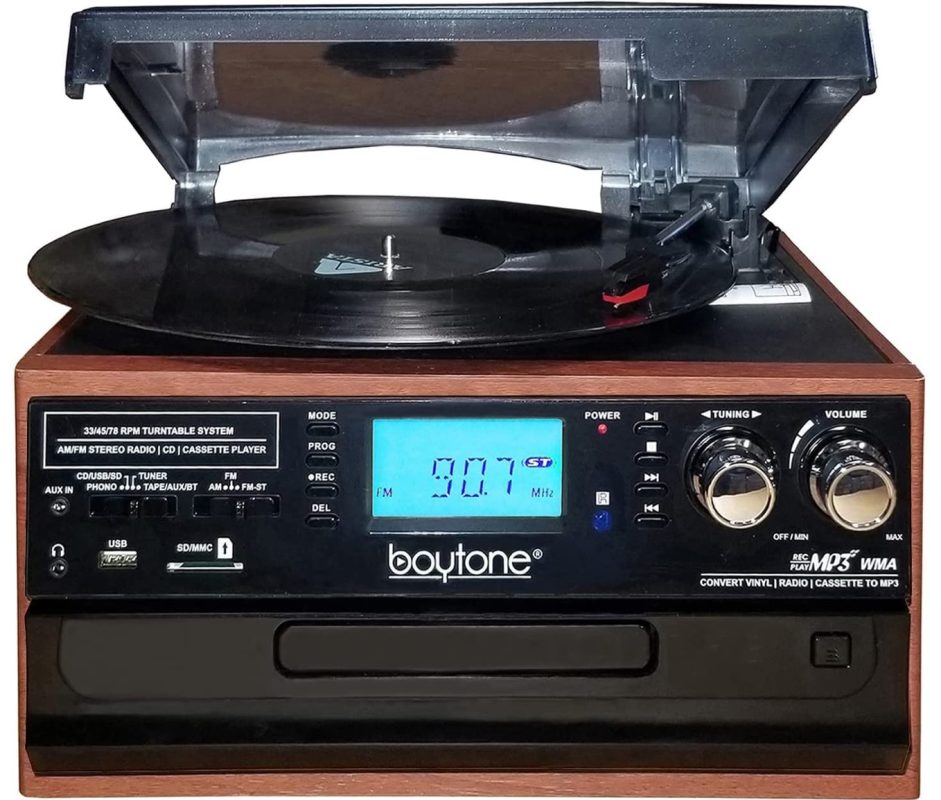 Boytone Wireless Connection Home Turntable System | Boytone