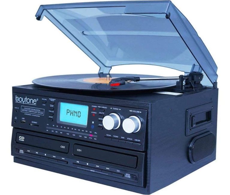 BT-29B Boytone Dual CD Player Recorder Home Turntable System